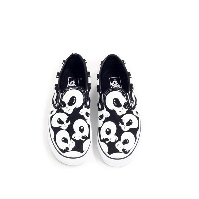 Vans UA Classic Slip-On Alien Ghosts - Vans UA Classic Slip-On