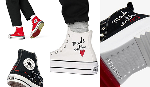 Converse Valentine’s Day – MADE WITH LOVE – Thiết kế siêu yêu cho mùa ...