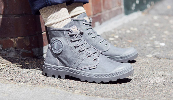 Diện kiến những mẫu giày Palladium xám chất lượng